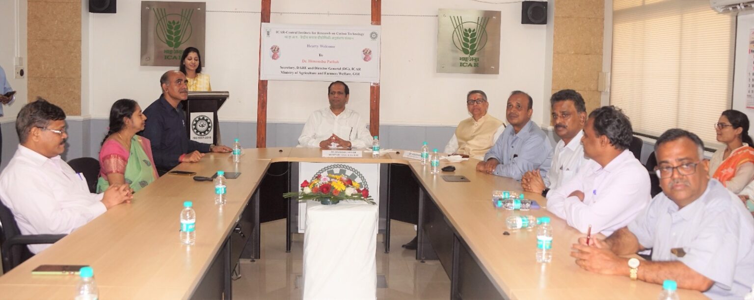 Secretary, DARE & DG, ICAR visits ICAR-CIRCOT, Mumbai – AgriBot | News ...