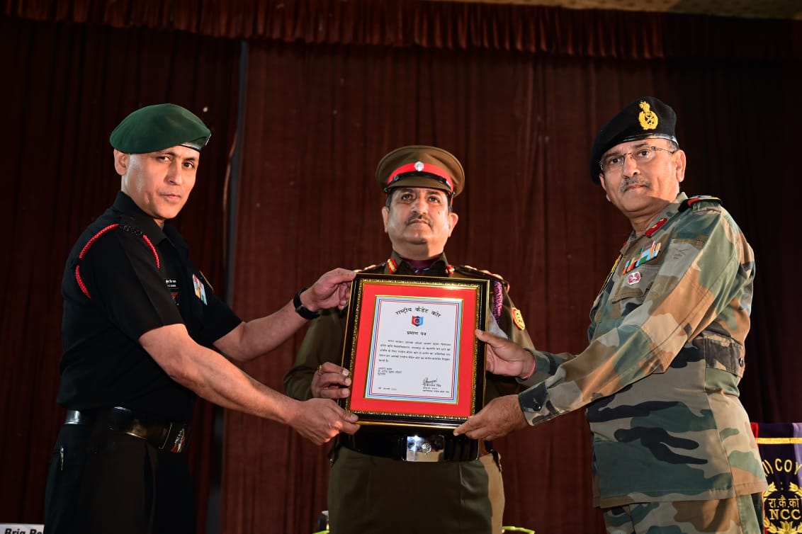 Prof H.K.Chaudhary, Vice Chancellor Conferred with Honorary Col ...