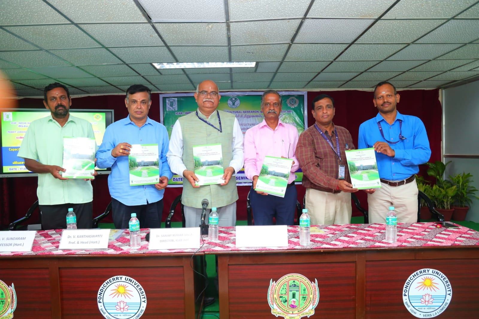 ICAR–IIHR, Bengaluru Organised a Capacity Building Programme at ...