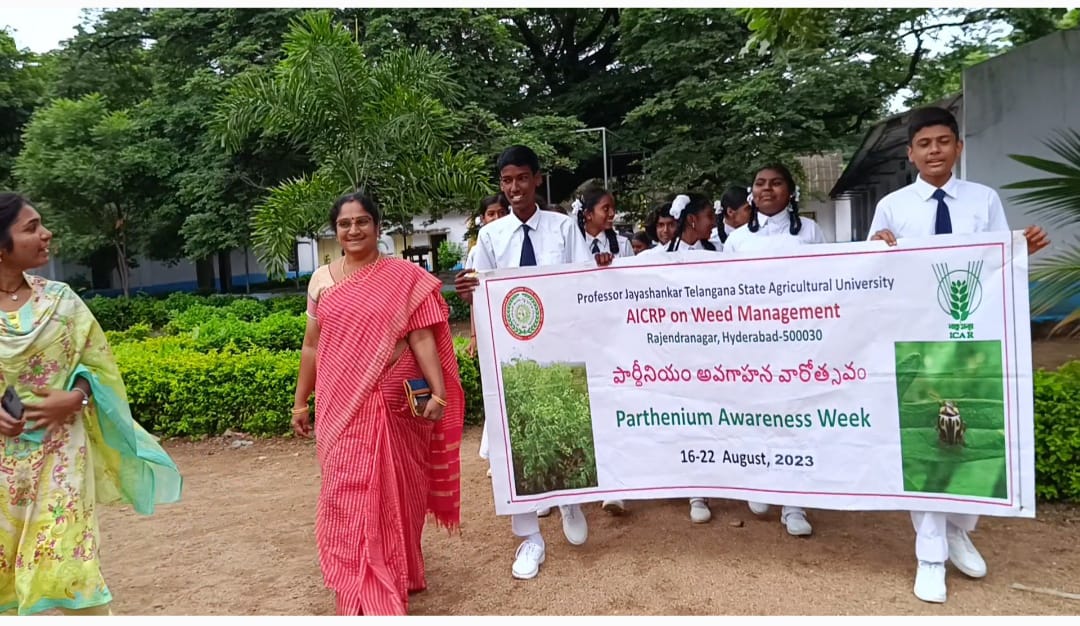 PJTSAU – AICRP on Weed Management – Hyderabad – Parthenium Awareness ...