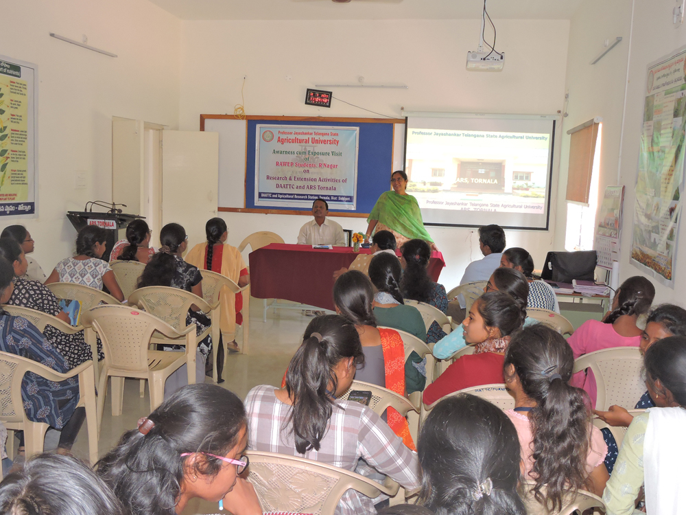 DAATTC, Tornala- Awareness Cum Exposure Visit to RAWEP Students at ARS ...